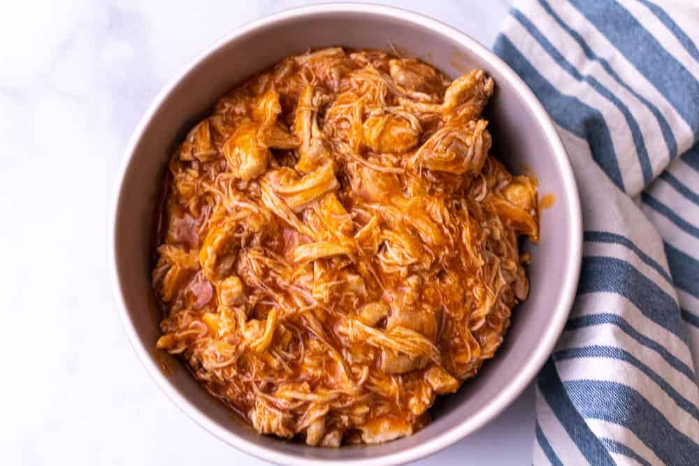 Pressure Cooker Shredded Buffalo Chicken - Smack Of Flavor