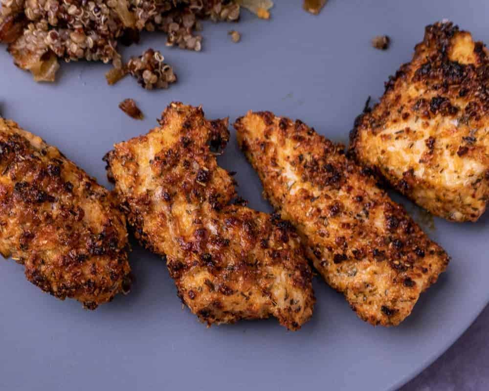 Air Fryer Parmesan Crusted Chicken - Smack Of Flavor
