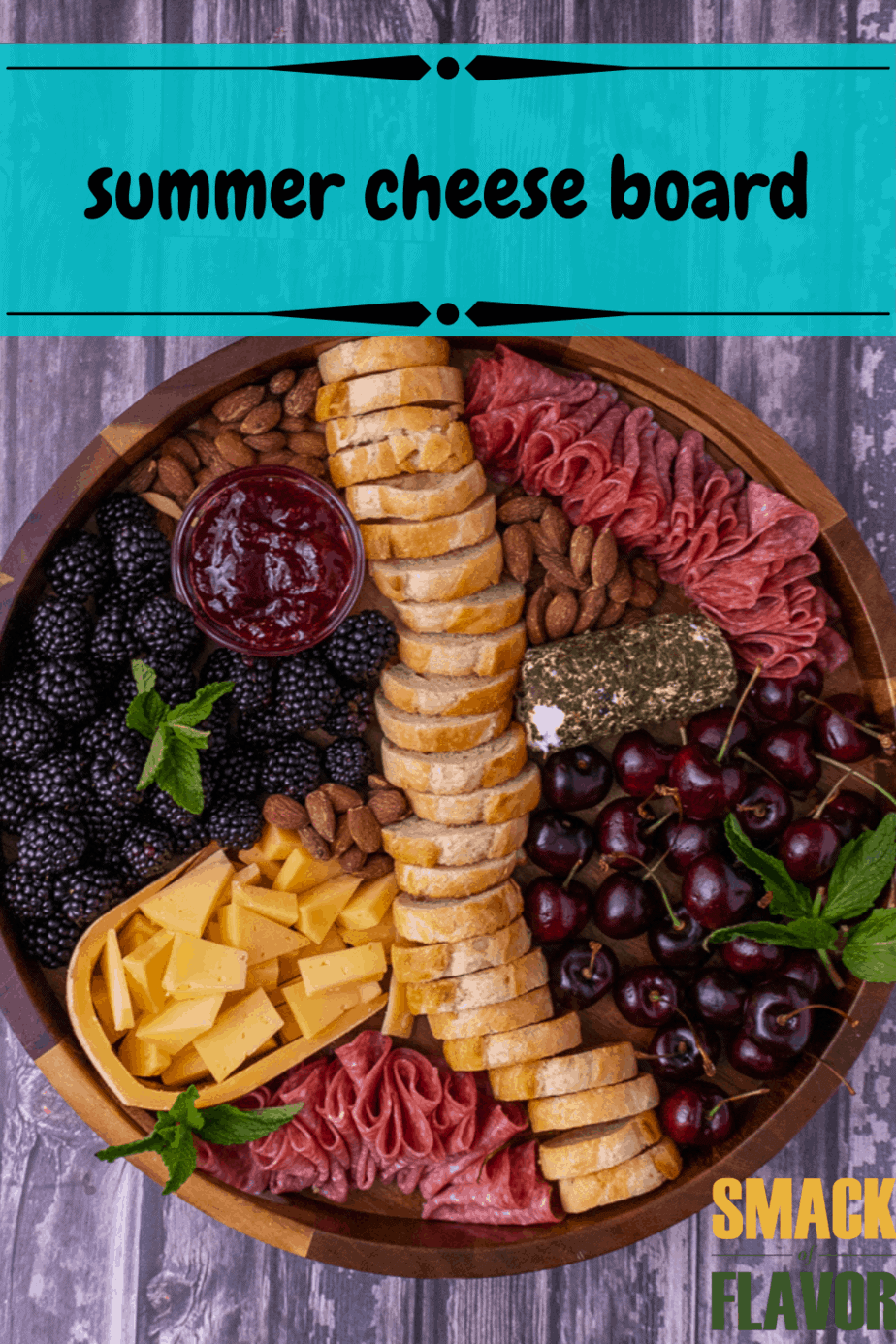 Summer Charcuterie Board - Smack Of Flavor