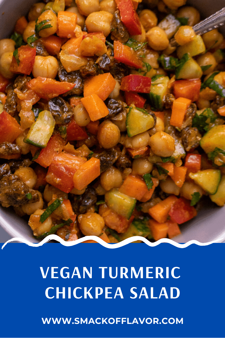 Vegan Chickpea Salad - Smack Of Flavor