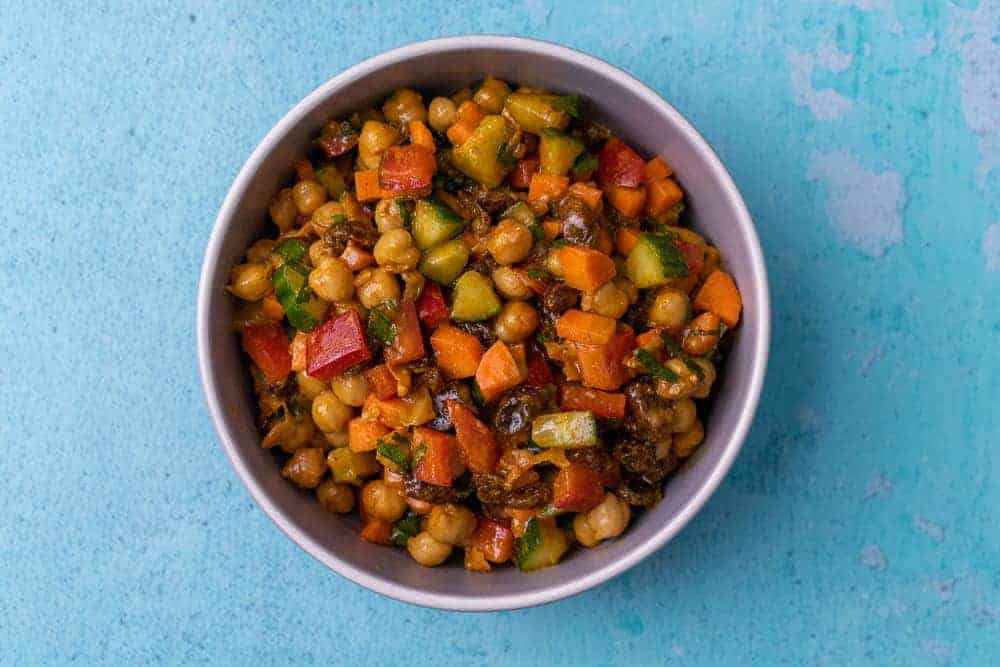 Vegan Chickpea Salad - Smack Of Flavor