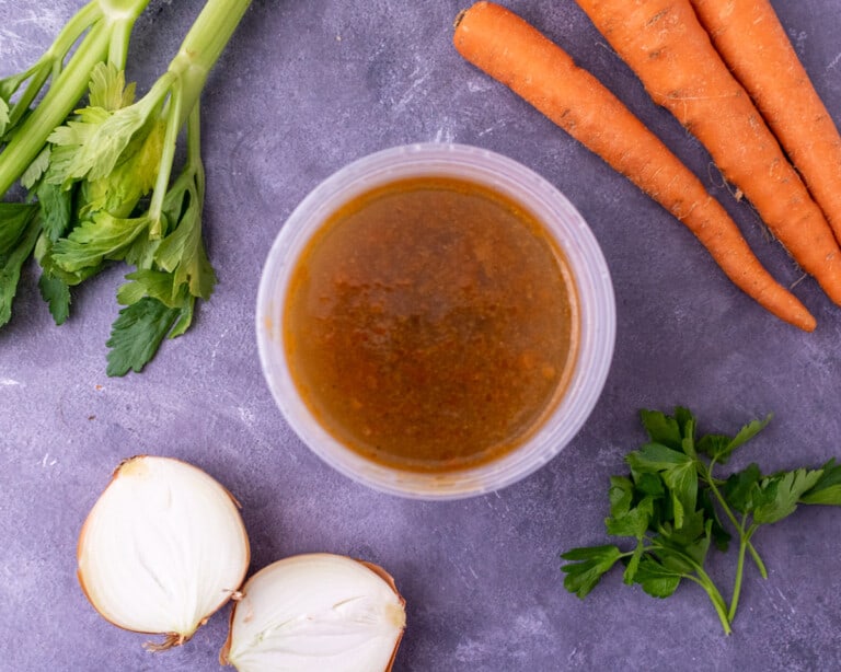 Leftover Homemade Chicken Stock - Smack Of Flavor