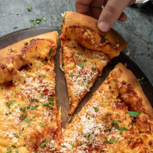 Homemade Stuffed Crust Pizza - Smack Of Flavor