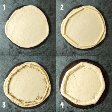 Homemade Stuffed Crust Pizza - Smack Of Flavor